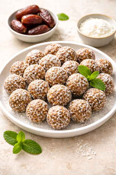 Date-Coconut Energy Bites - Dr. Tas, Naturopathic Doctor & Homeopath in ...